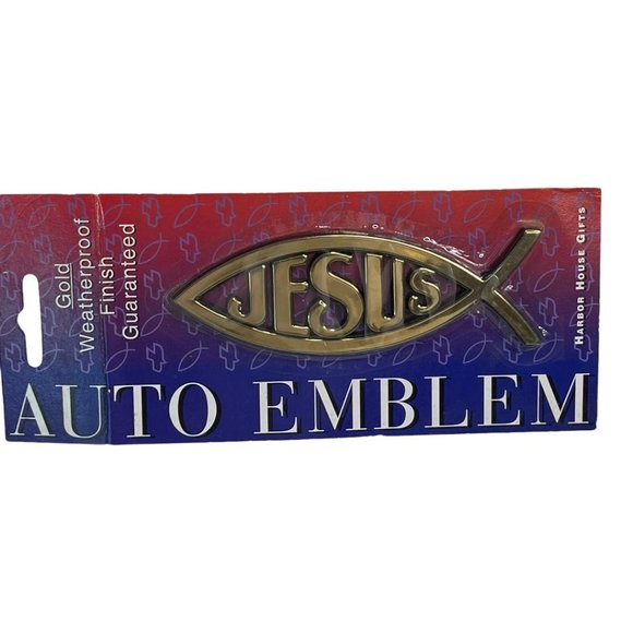 Harbor House Gifts | Other | Jesus Fish 3d Car Sticker Auto Emblem ...